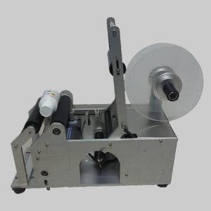 Semi Automatic Wrap Around Sticker Labeling Machine Exporter